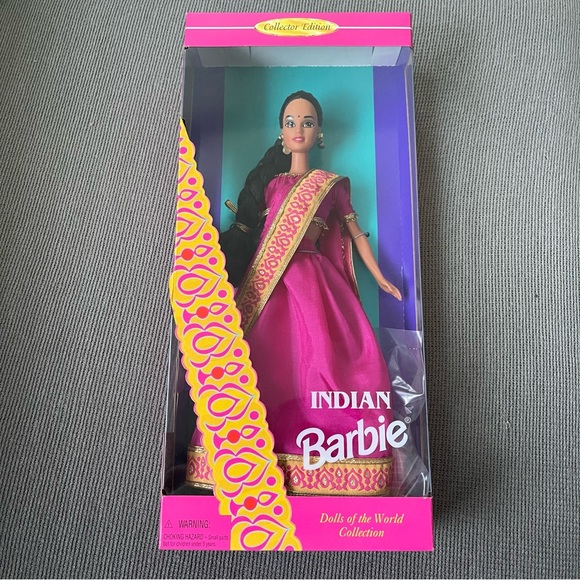 Mattel | Toys | Vintage 995 Collector Edition Indian Barbie Dolls Of ...